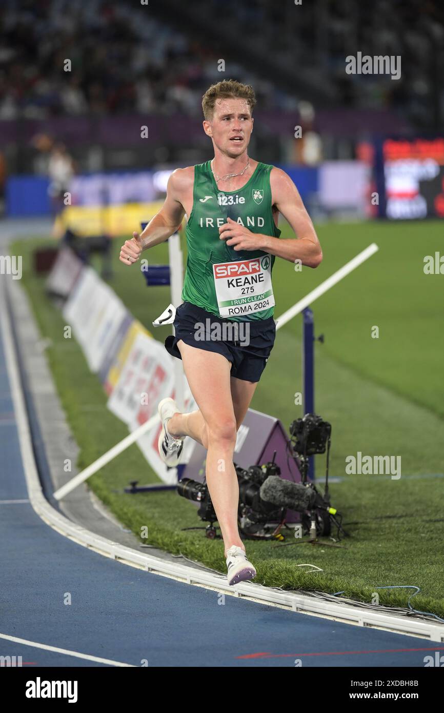 Barry Keane of Ireland competing in the men’s 10.000m final at the ...