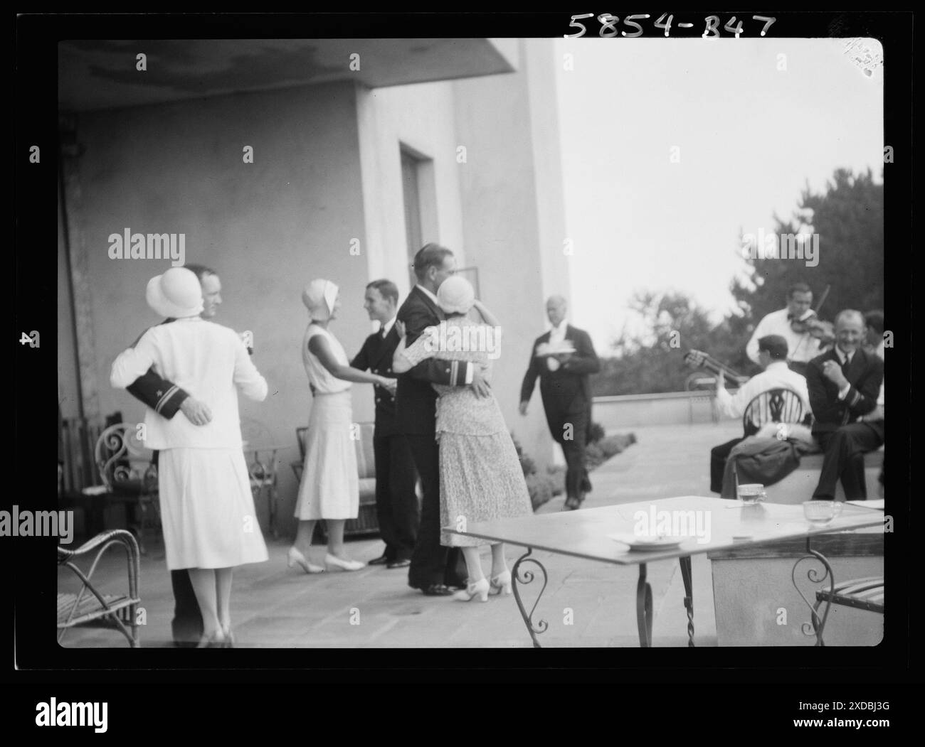 Party at "The Shallows," property of Lucien Hamilton Tyng, Southampton ...