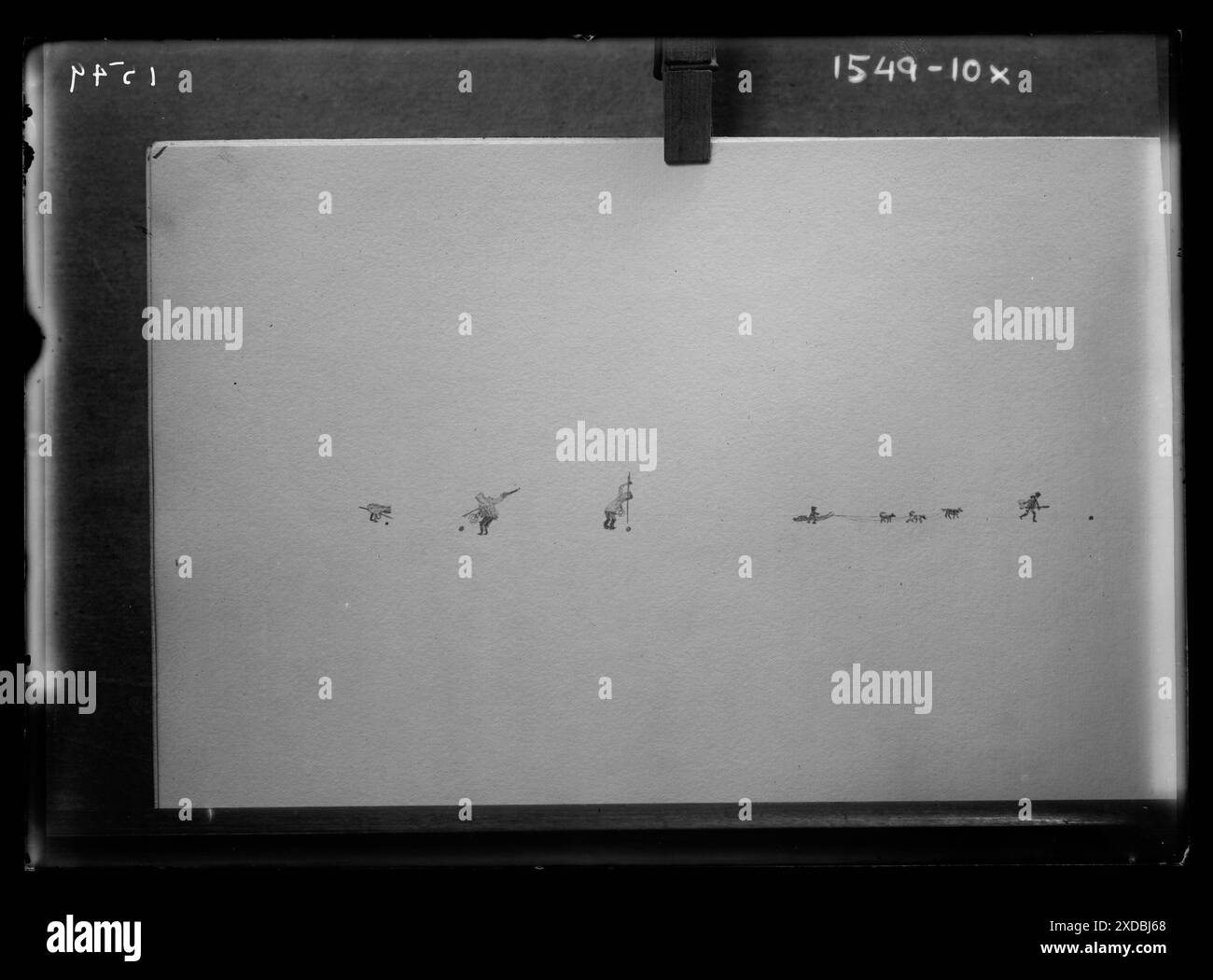 Eskimo hunting scene. Genthe photograph collection Stock Photo - Alamy