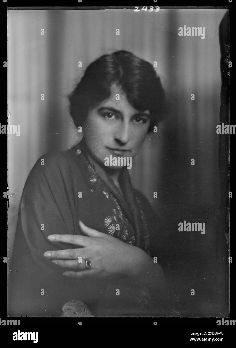 Whitmore, Miss, portrait photograph. Genthe photograph collection Stock ...