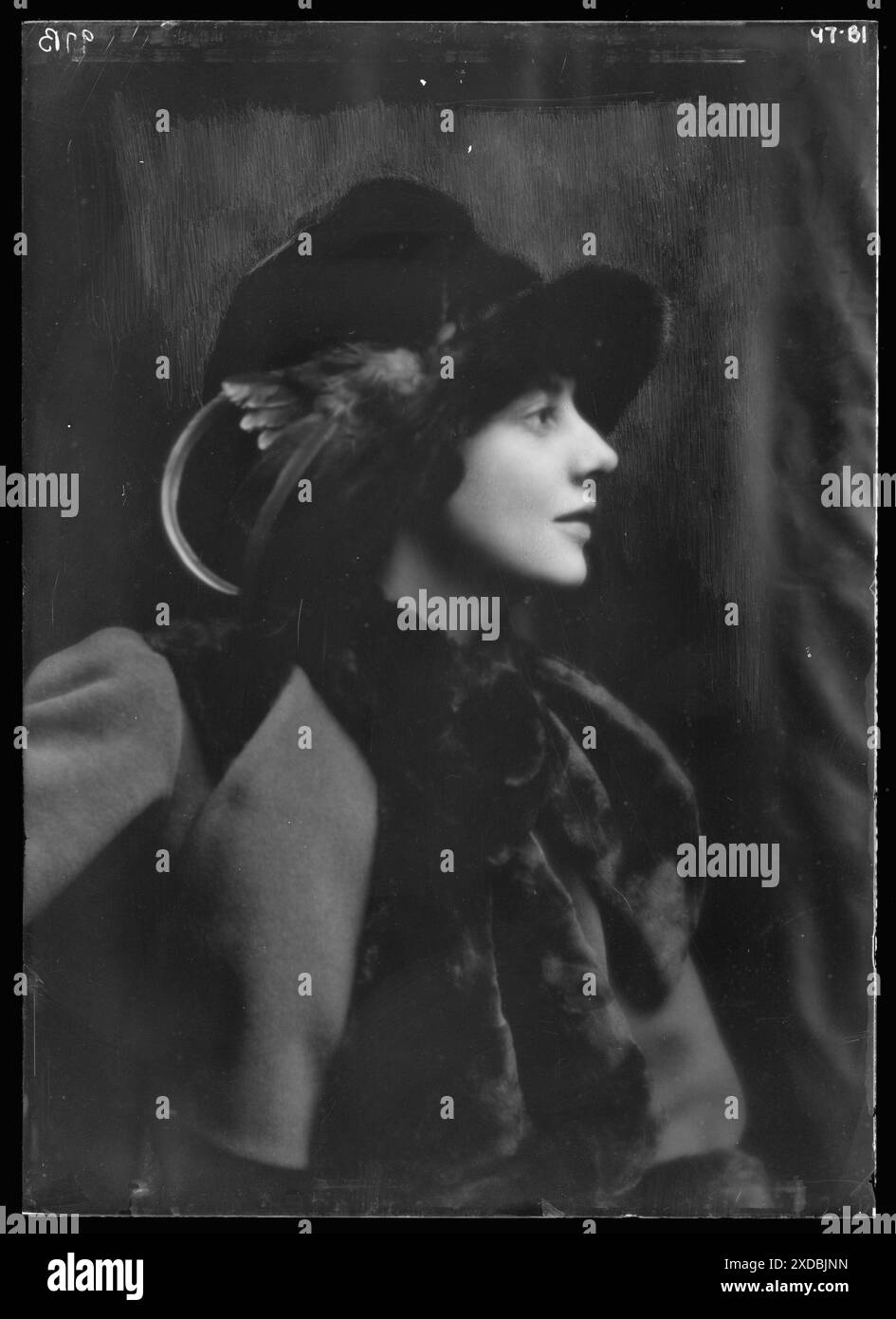 Swinburne, Ann, portrait photograph. Genthe photograph collection Stock ...