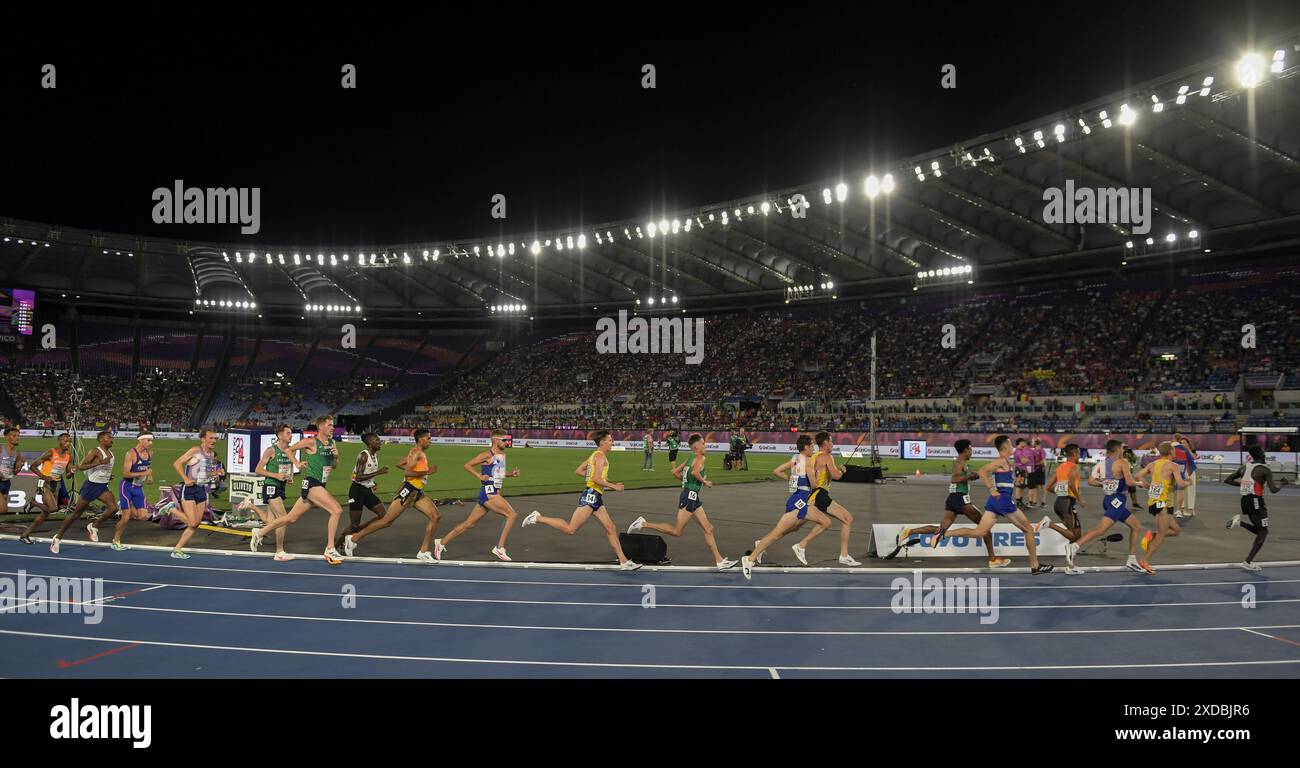 Men’s 10.000m final at the European Athletics Championships, Stadio ...