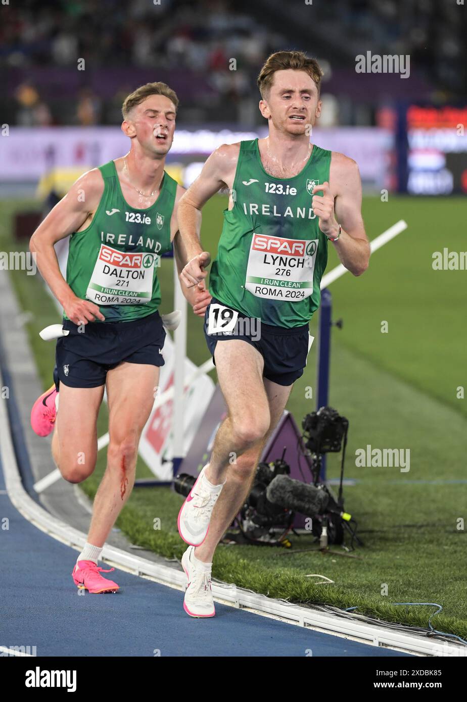 Peter Lynch of Ireland competing in the men’s 10.000m final at the ...