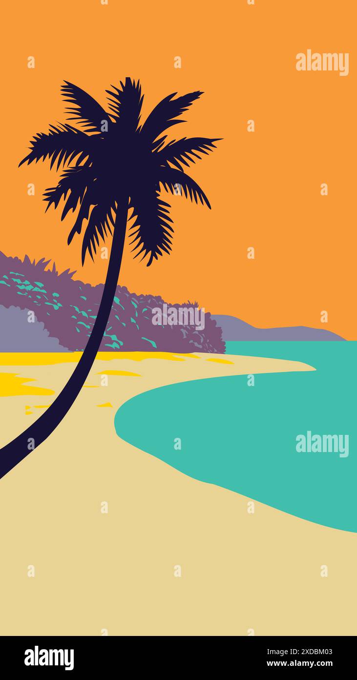 Trunk bay Stock Vector Images - Alamy