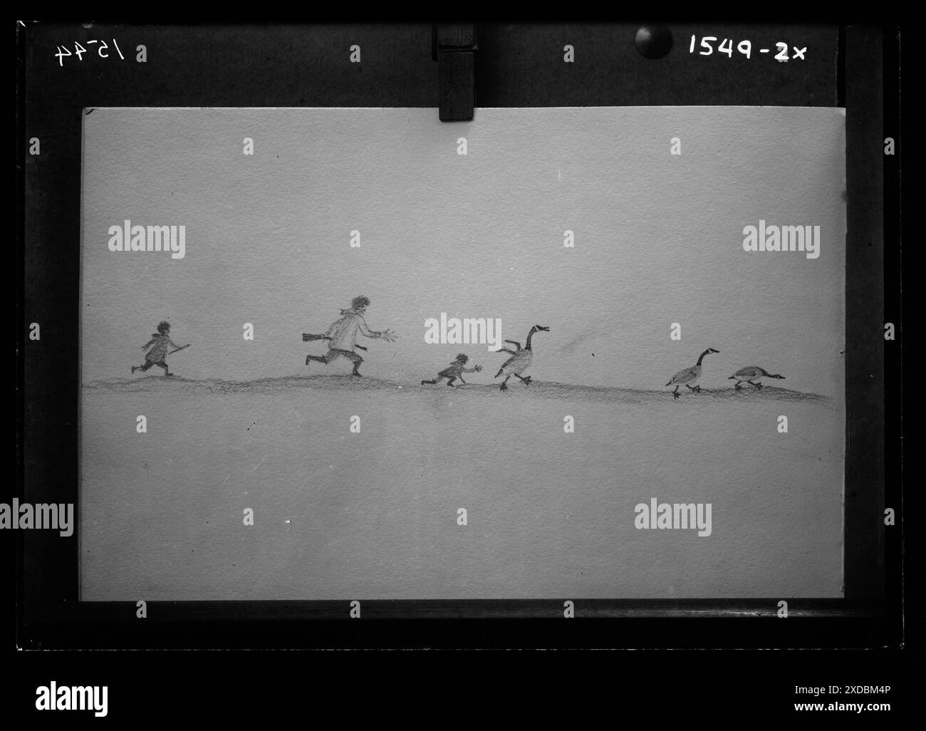 American hunting scene Black and White Stock Photos & Images - Alamy