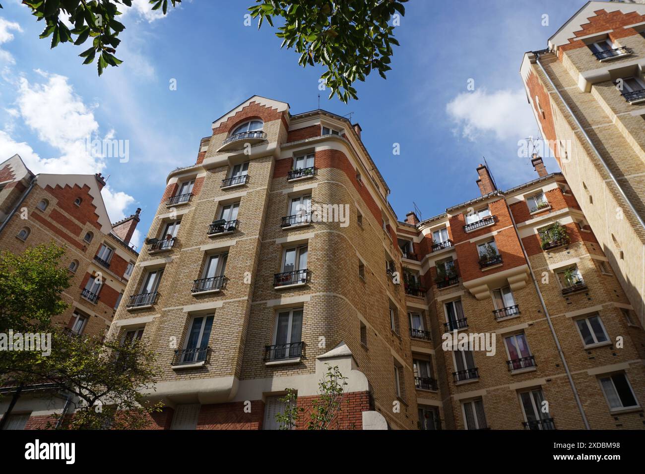 colorful buildings in Paris France Stock Photo - Alamy