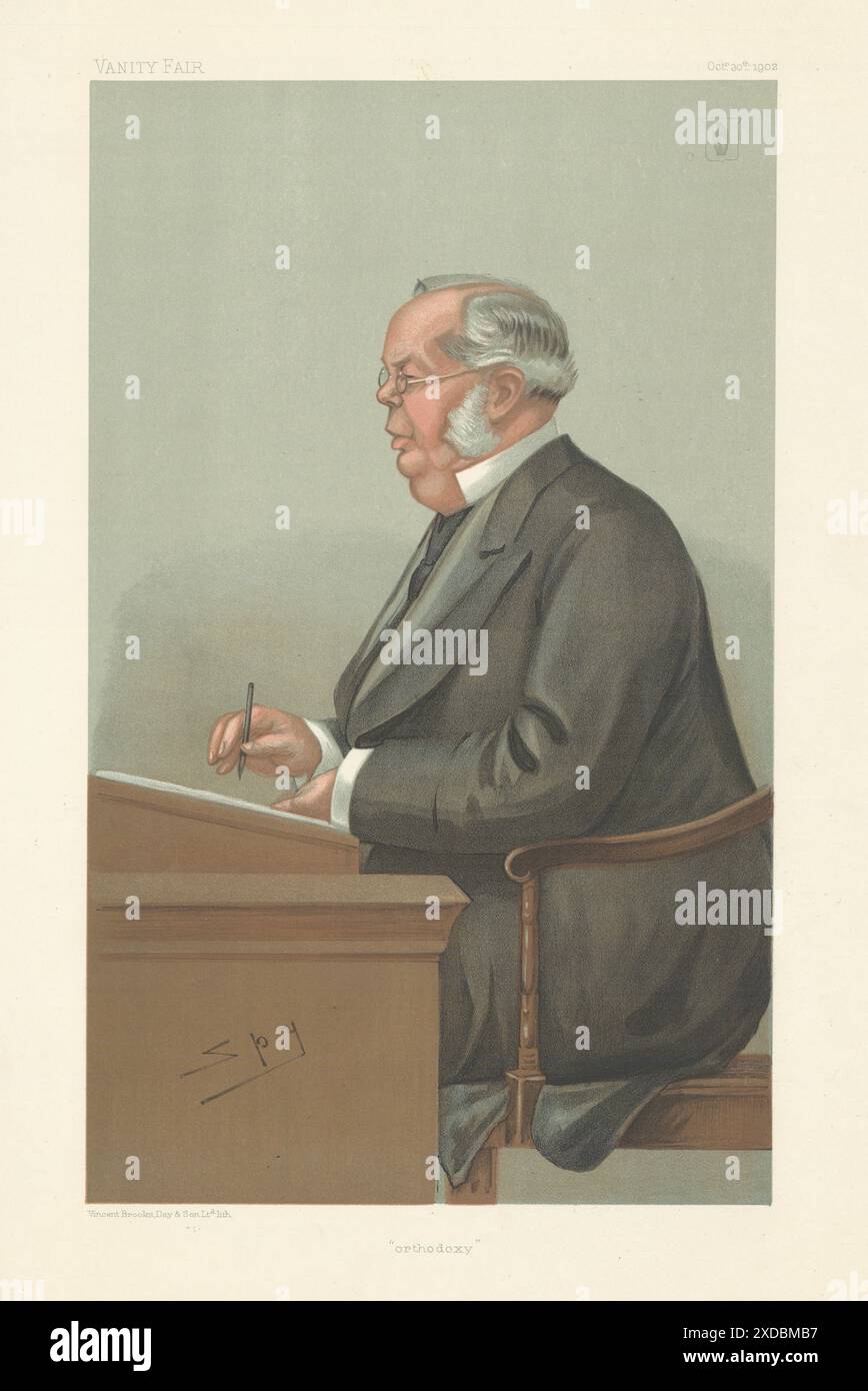 VANITY FAIR SPY CARTOON Sir William Broadbent 'Orthodoxy'. Doctor 1902 ...