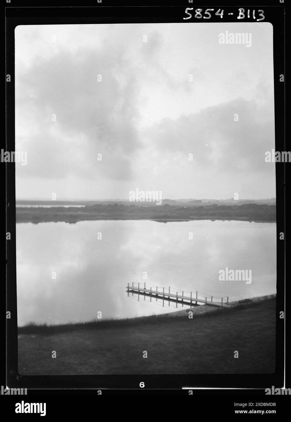 Water scene from the grounds of "The Shallows," property of Lucien ...