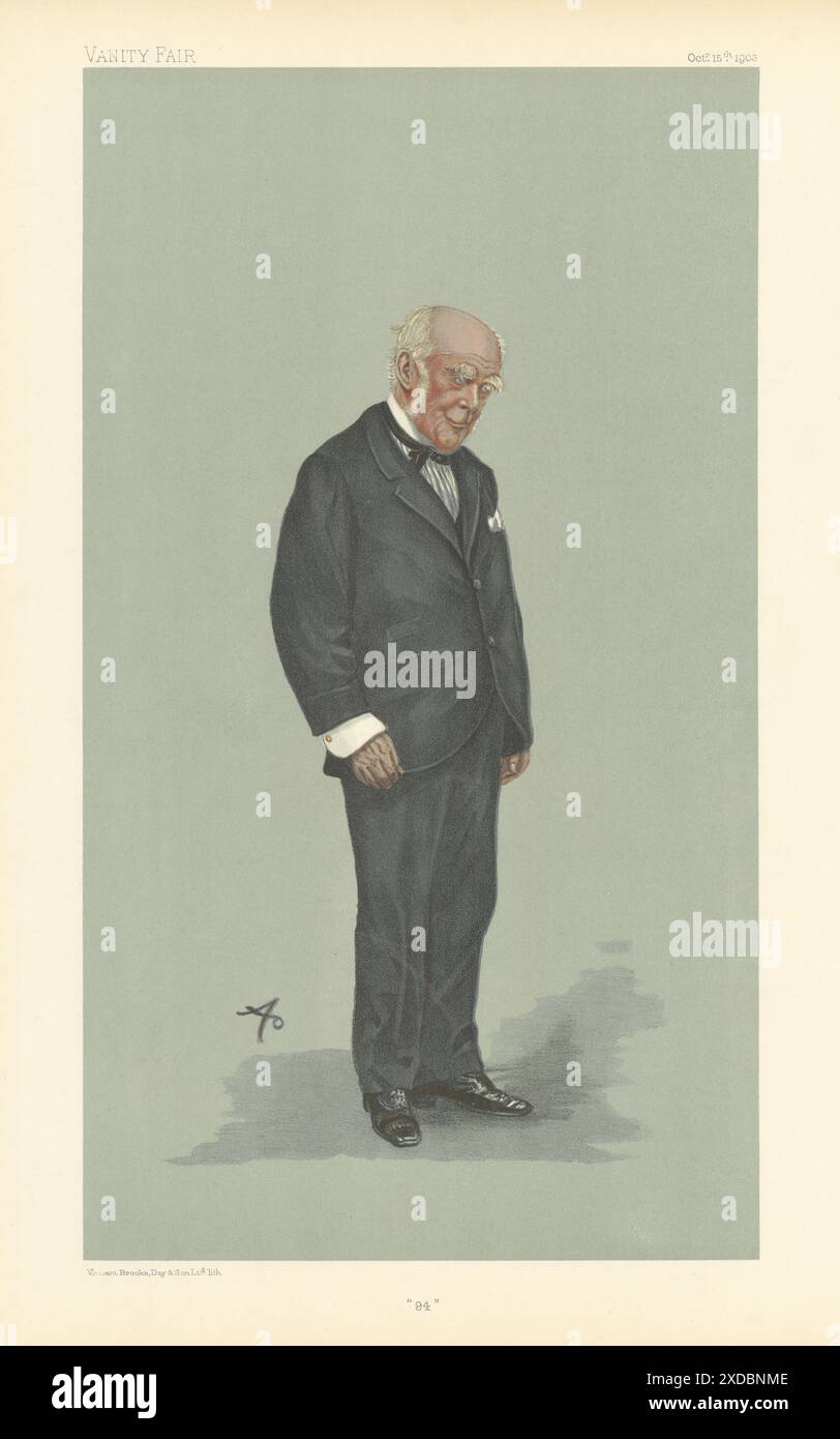 VANITY FAIR SPY CARTOON Admiral of the Fleet Sir Henry Keppel OM '94 ...