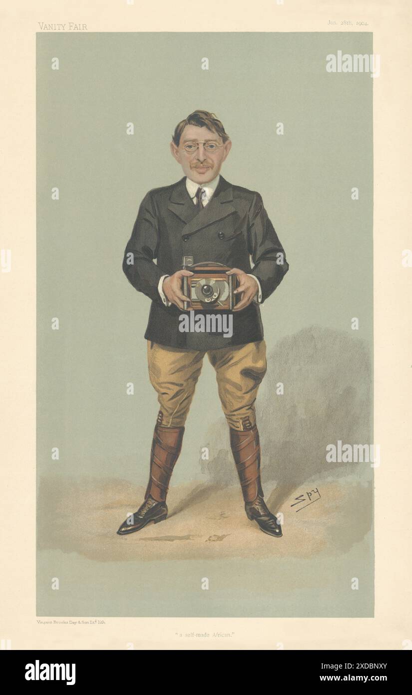 VANITY FAIR SPY CARTOON Charles Sydney Goldmann 'a self-made African ...
