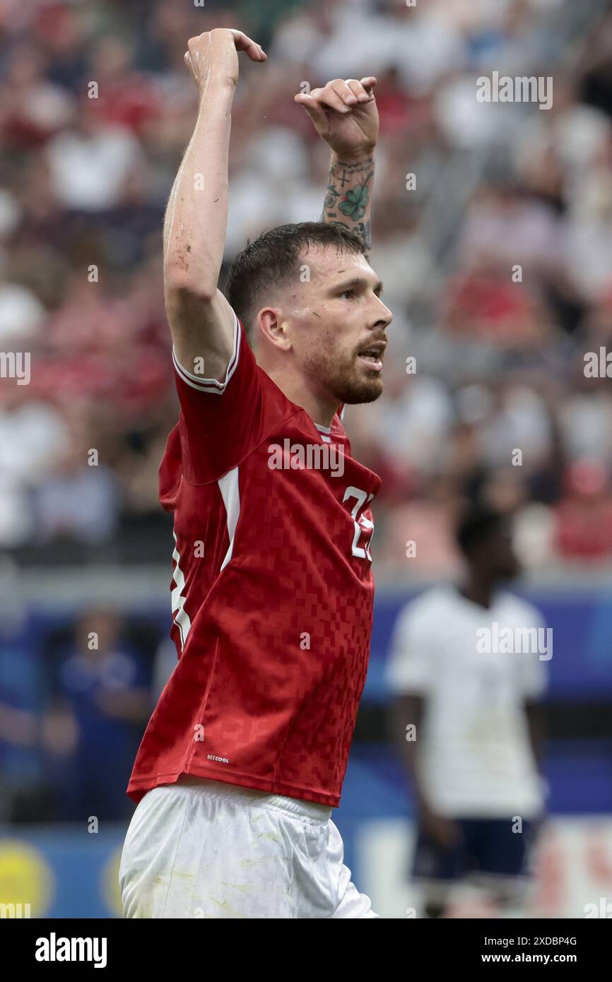 Pierre-Emile Hojbjerg of Denmark during the UEFA Euro 2024, Group C ...