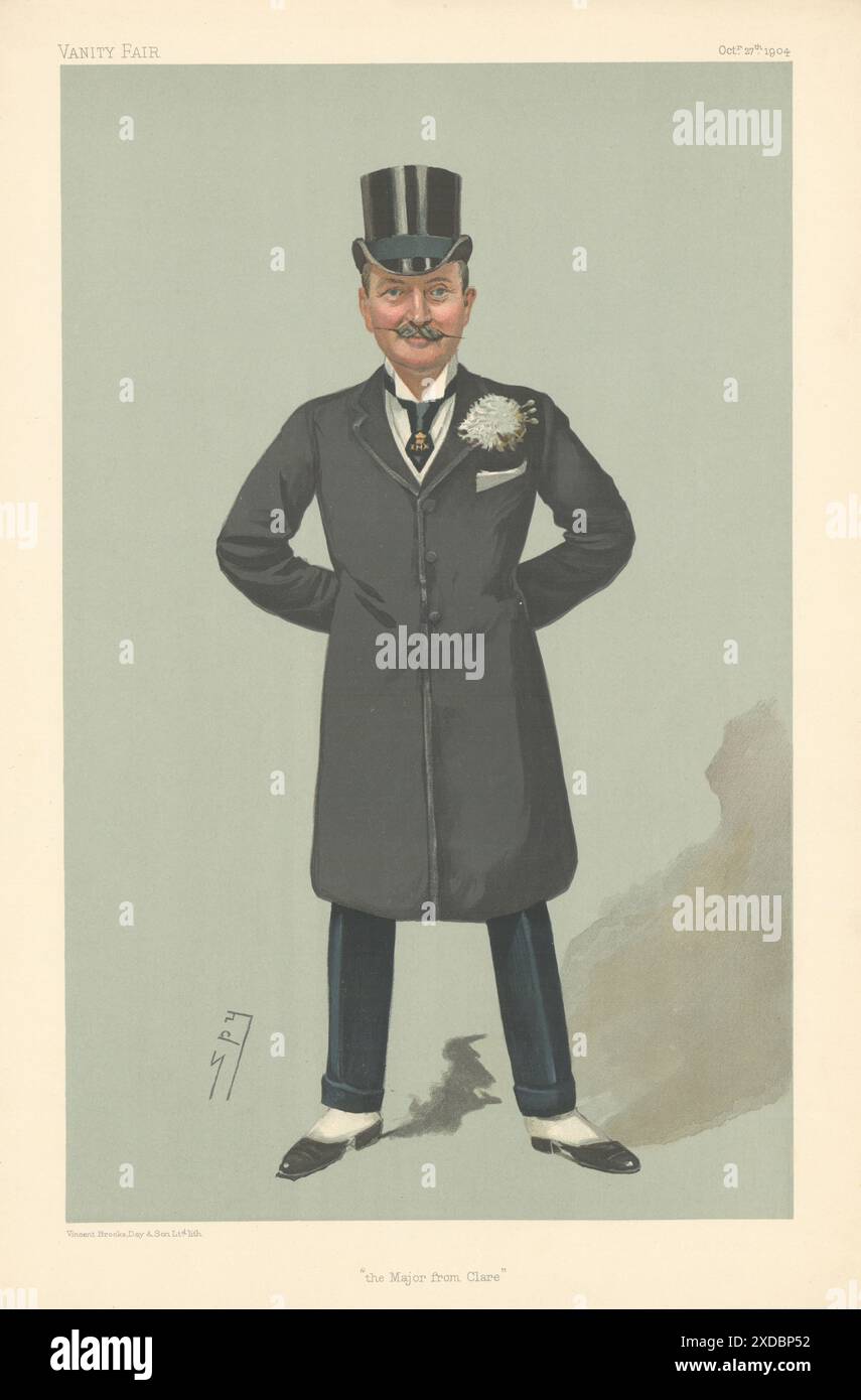 VANITY FAIR SPY CARTOON John Eustace-Jameson 'The Major from Clare ...