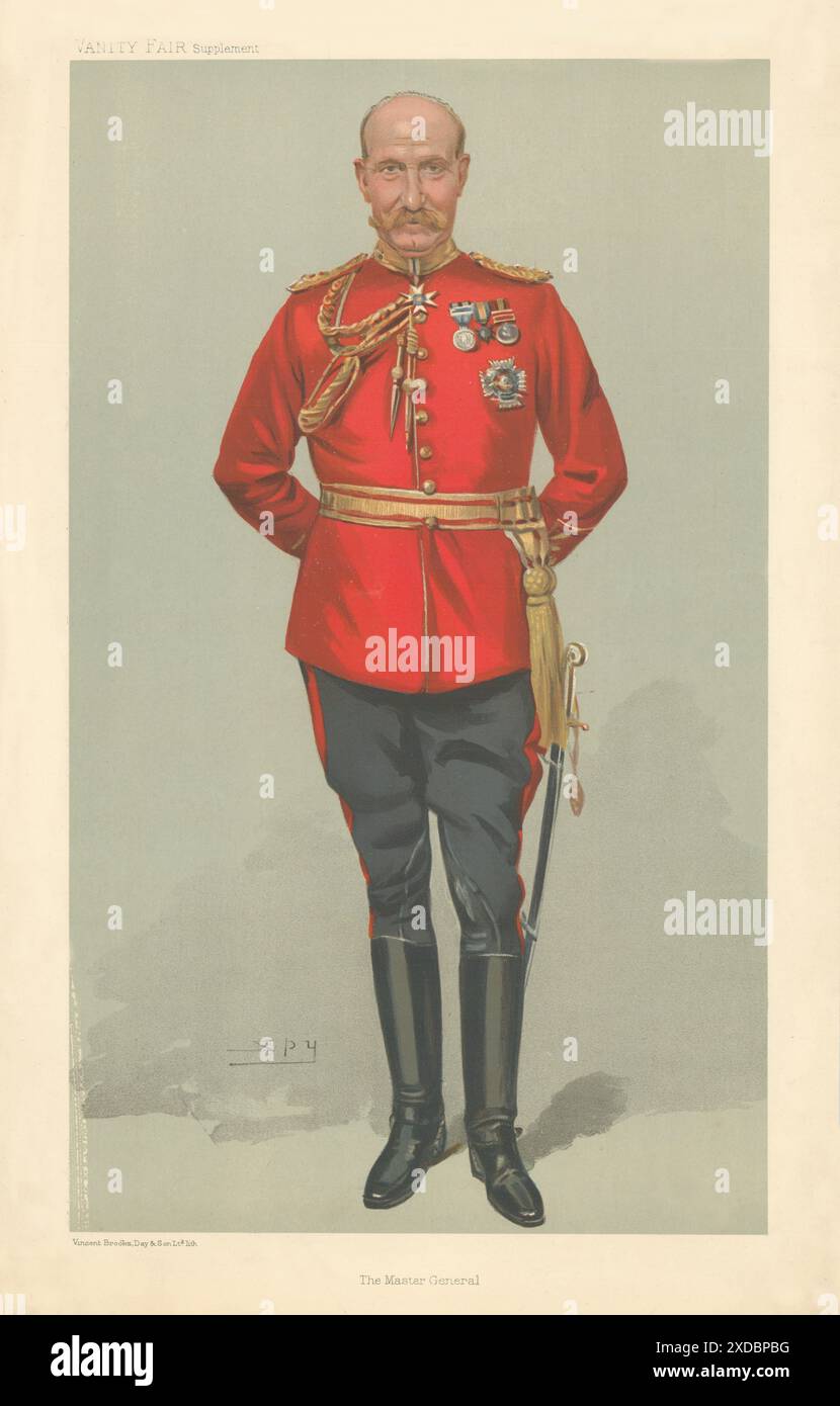VANITY FAIR SPY CARTOON Sir James Wolfe Murray 'The Master General ...