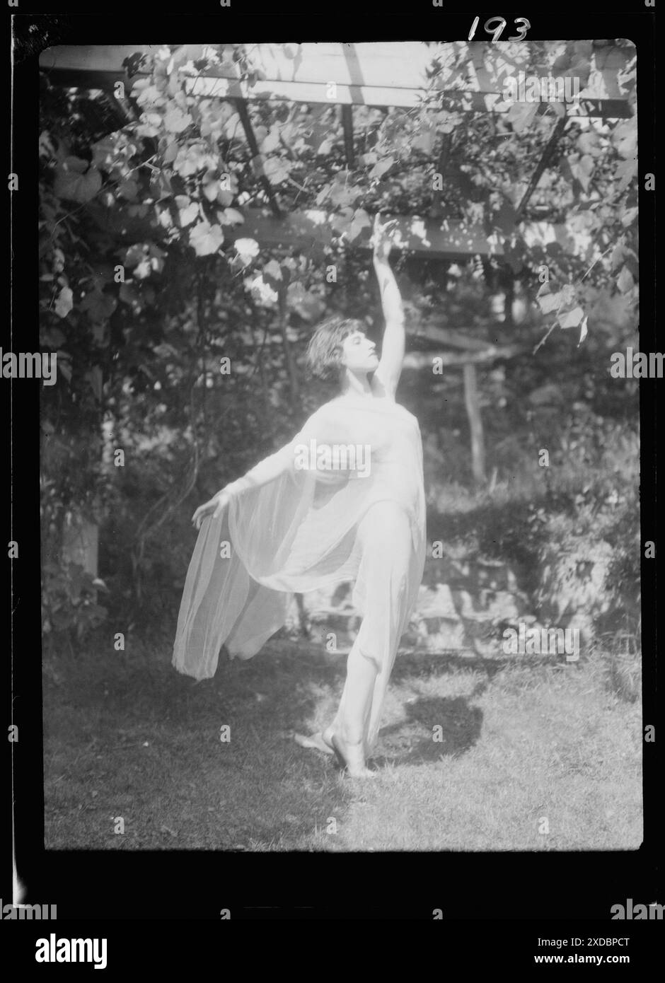Unidentified dancer, possibly an Elizabeth Duncan dancer. Genthe ...