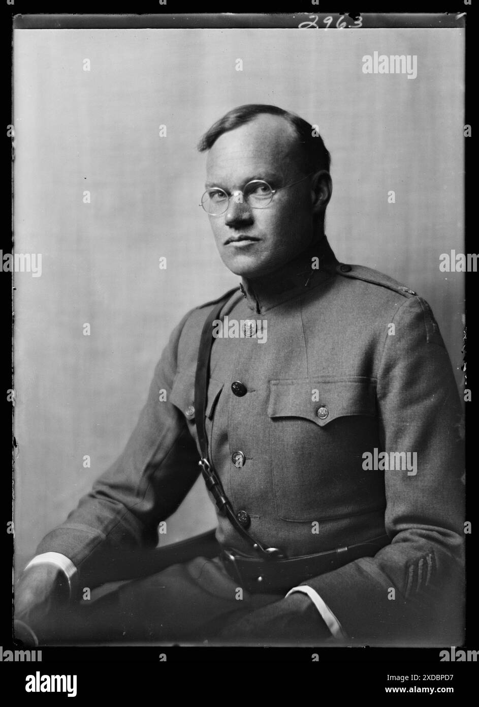 Scott, Major, portrait photograph. Genthe photograph collection Stock ...