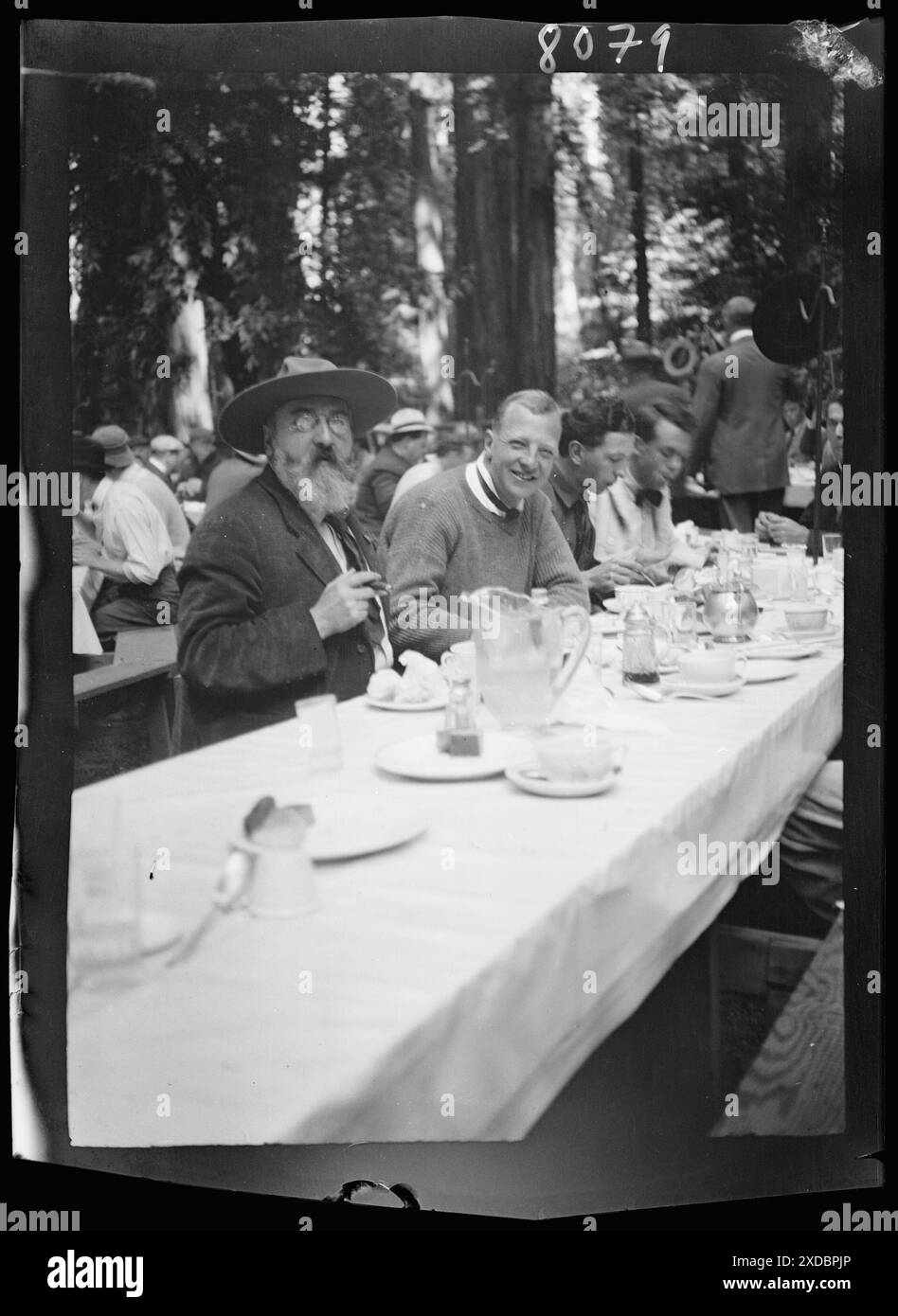 Bohemian Club Grove scene. Genthe photograph collection Stock Photo - Alamy