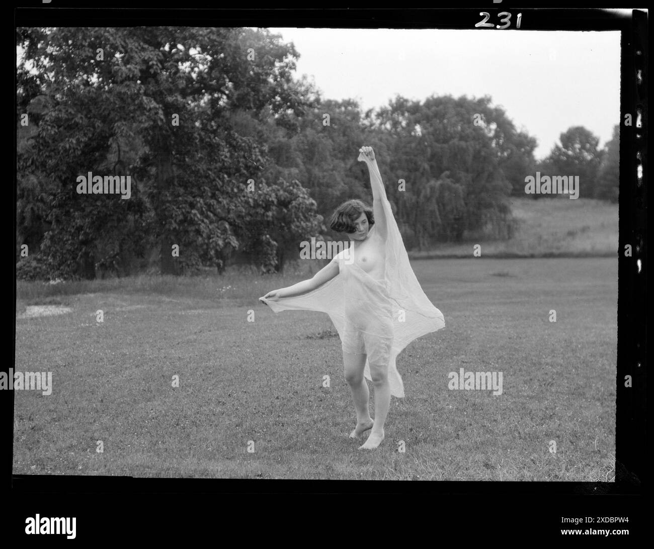 Unidentified dancer, possibly an Elizabeth Duncan dancer. Genthe ...