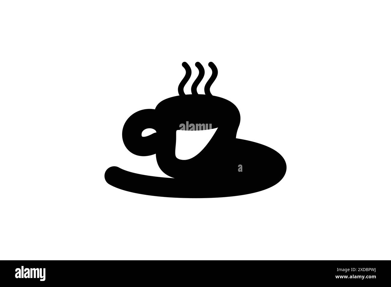 Unique abstract coffee cup logo design. Logo of a cup of hot drink ...