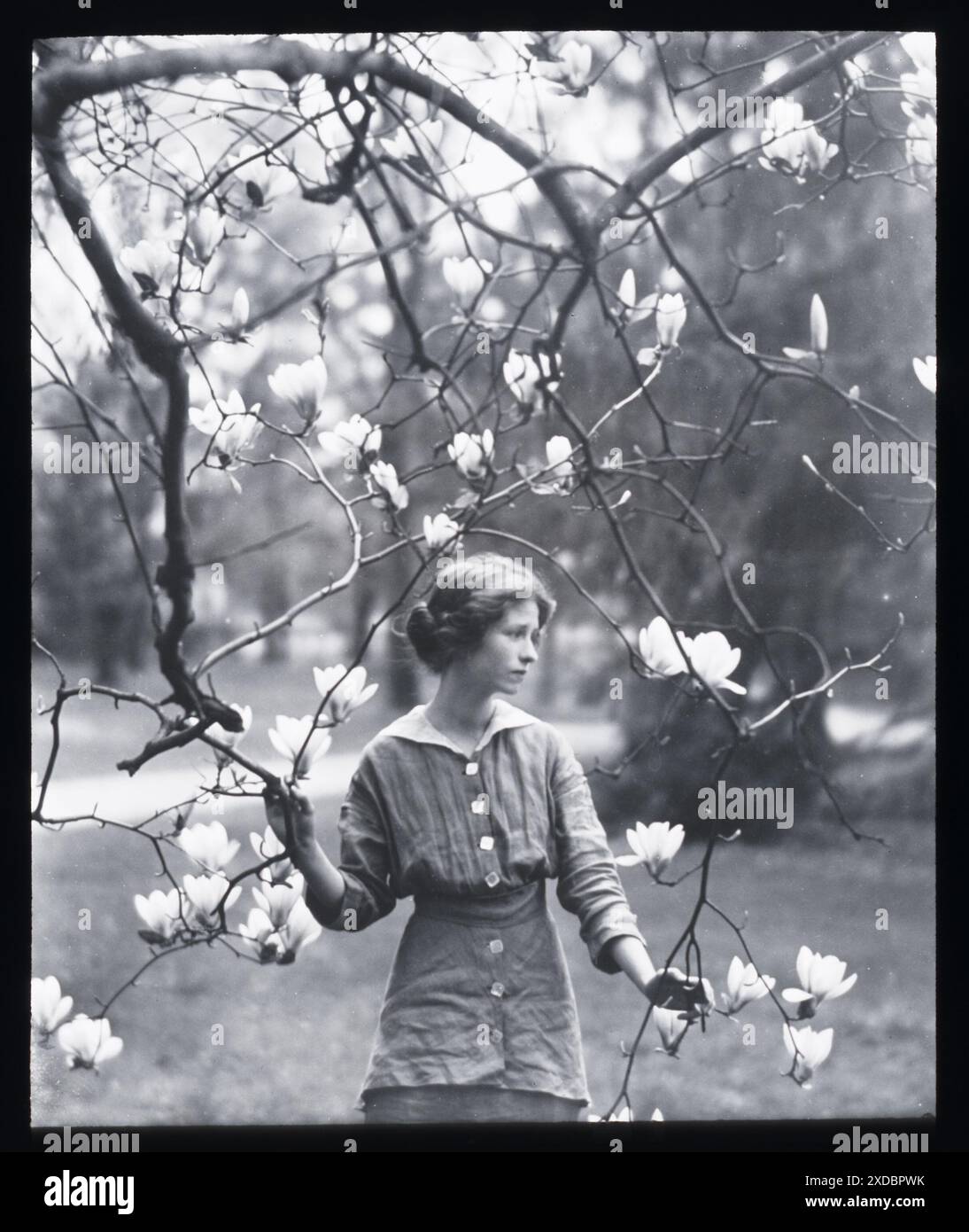 Portrait photograph of Edna St. Vincent Millay. Genthe photograph ...