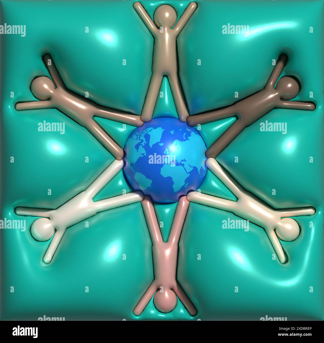 Multicultural illustration hi-res stock photography and images - Alamy