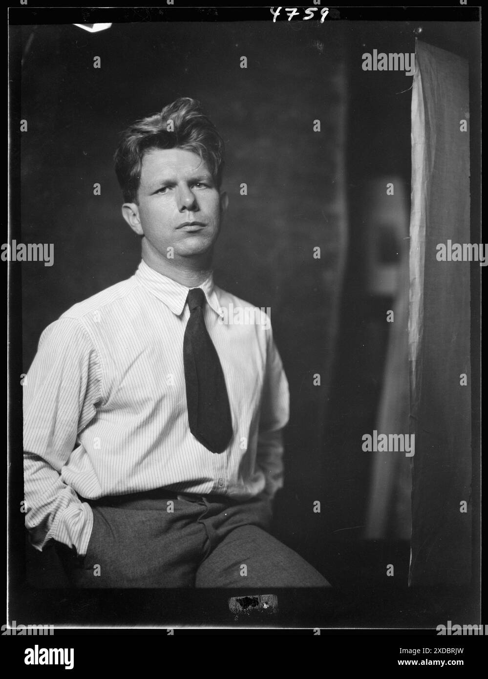 Geddes, Norman Bel, Mr., portrait photograph. Genthe photograph ...