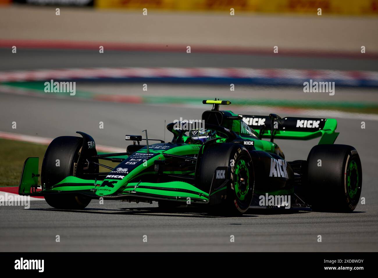 Zhou Guanyu of China driving the (24) Stake F1 Team Kick Sauber C44 ...