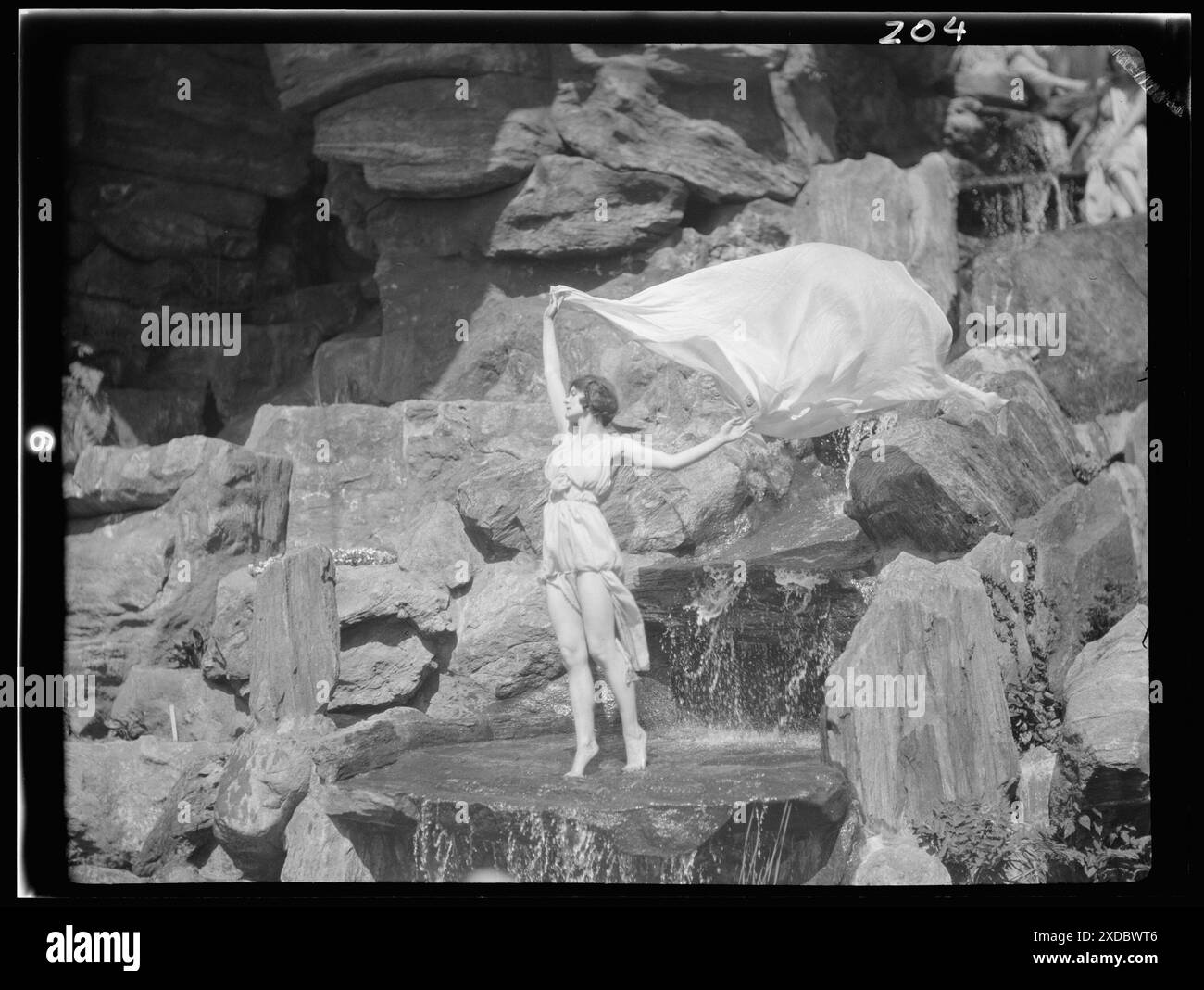 Unidentified dancer, possibly an Elizabeth Duncan dancer. Genthe ...