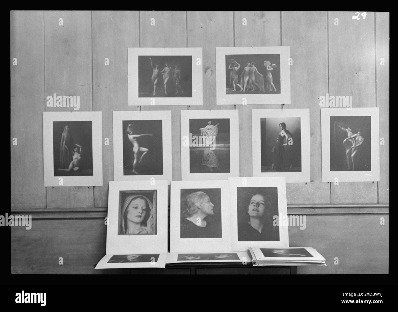 Exhibition of Arnold Genthe's photographs. Genthe photograph collection ...