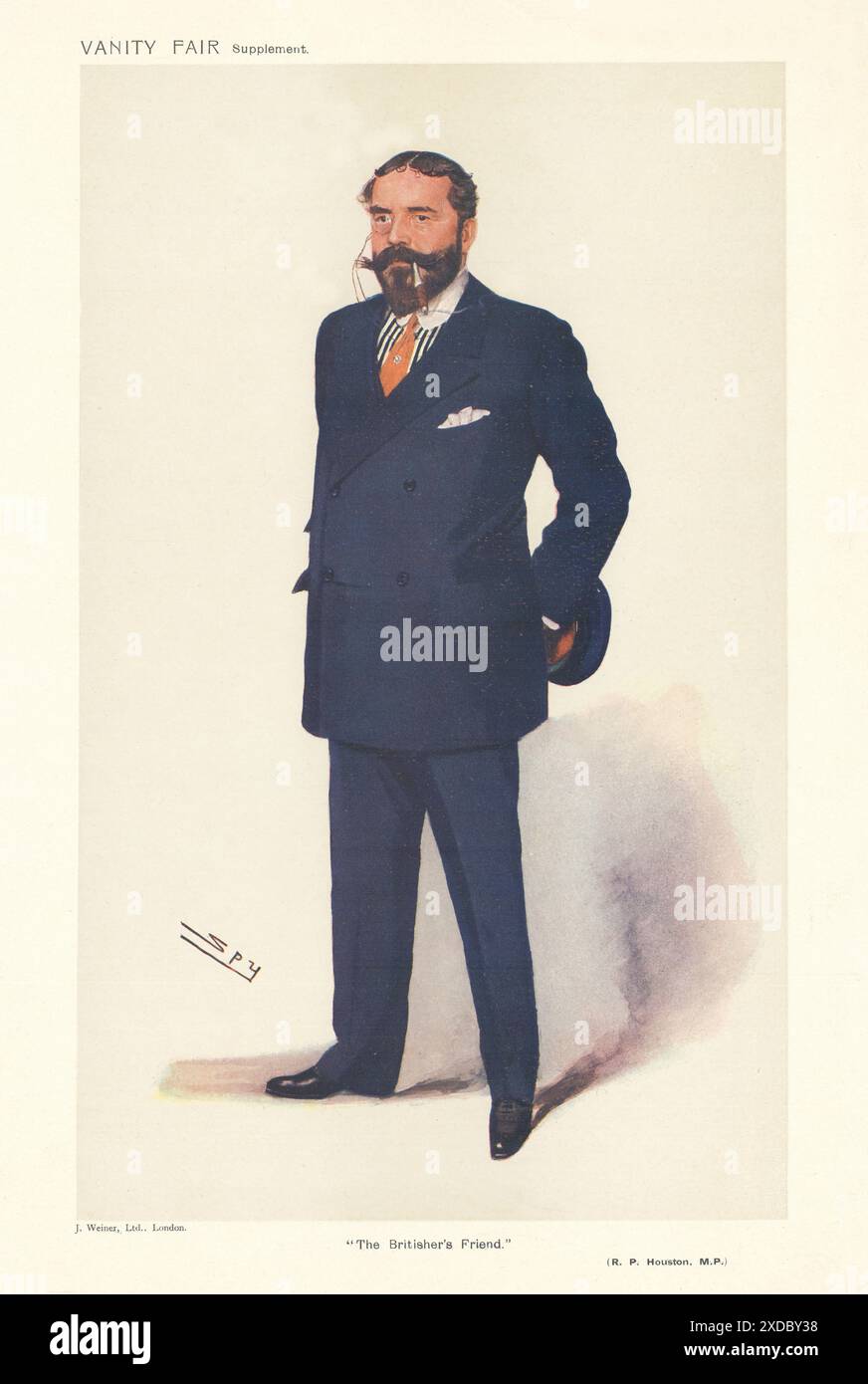 VANITY FAIR SPY CARTOON Robert Paterson Houston '…Britisher's Best ...