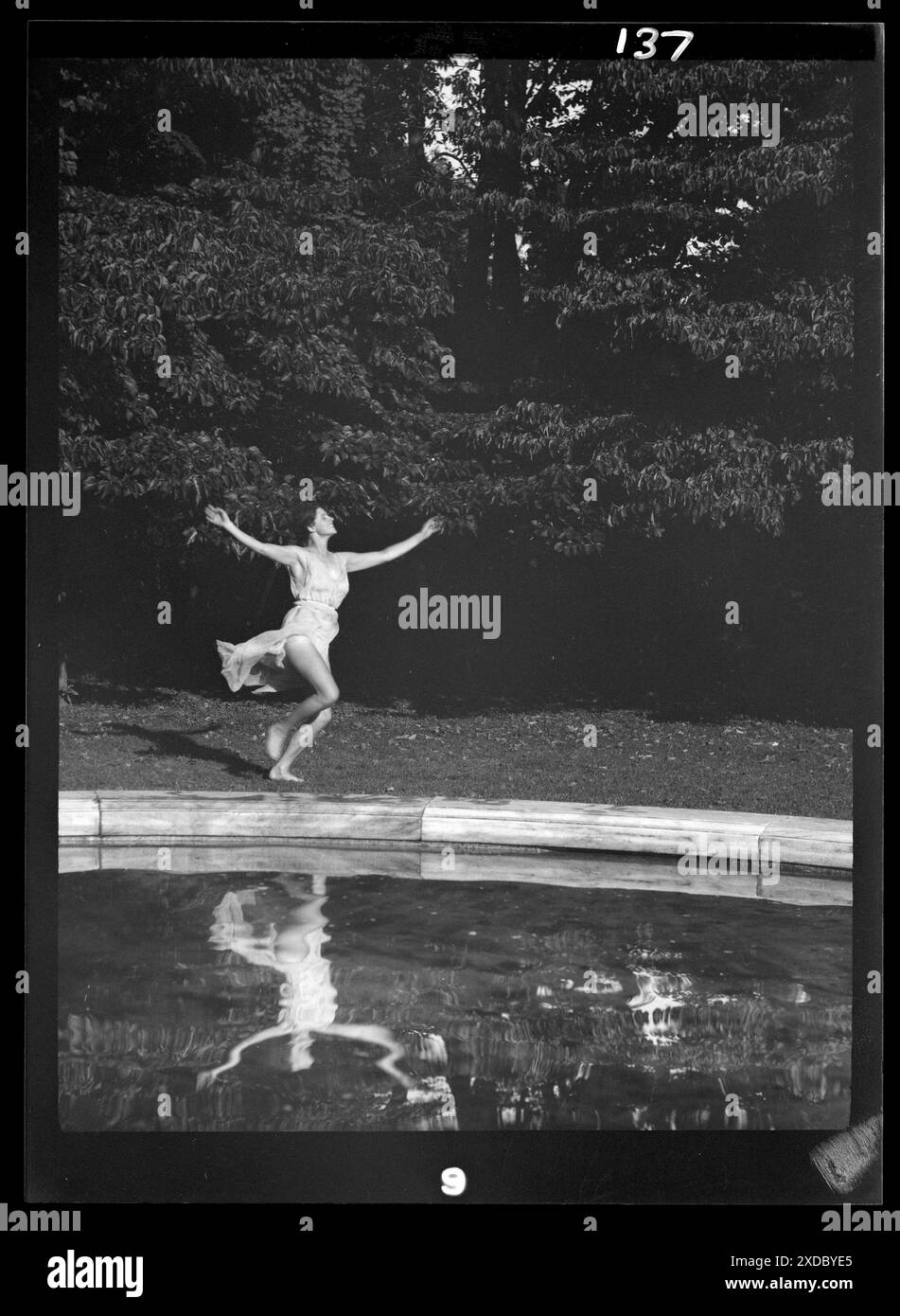 Elizabeth Duncan dancers. Genthe photograph collection Stock Photo - Alamy