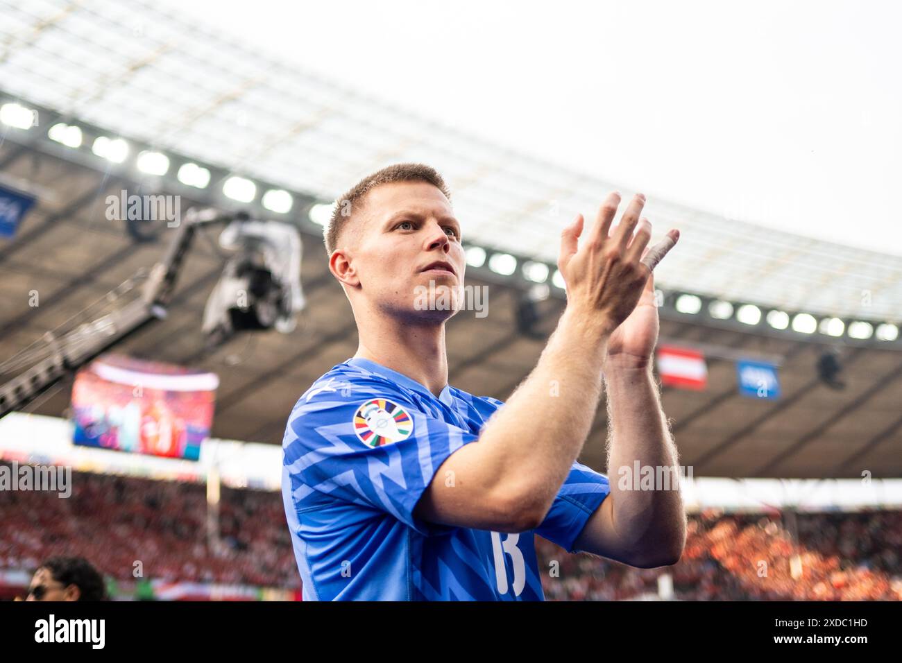 Berlin, Germany. 21st June, 2024. Goalkeeper Patrick Pentz (13) of ...