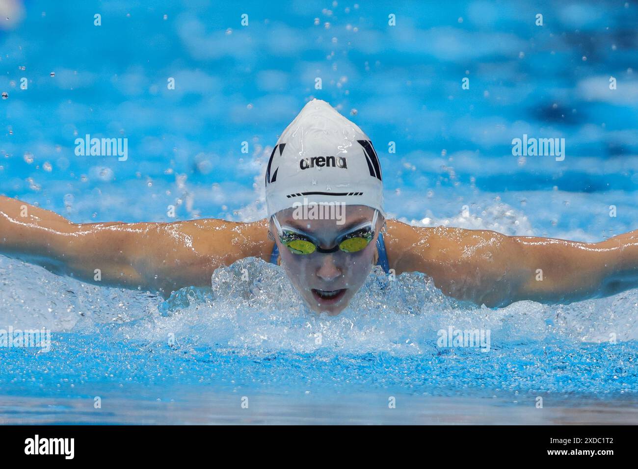 June 21, 2024, Indianapolis, Indiana, USA: ALEX WALSH (NAC-SE) swims ...