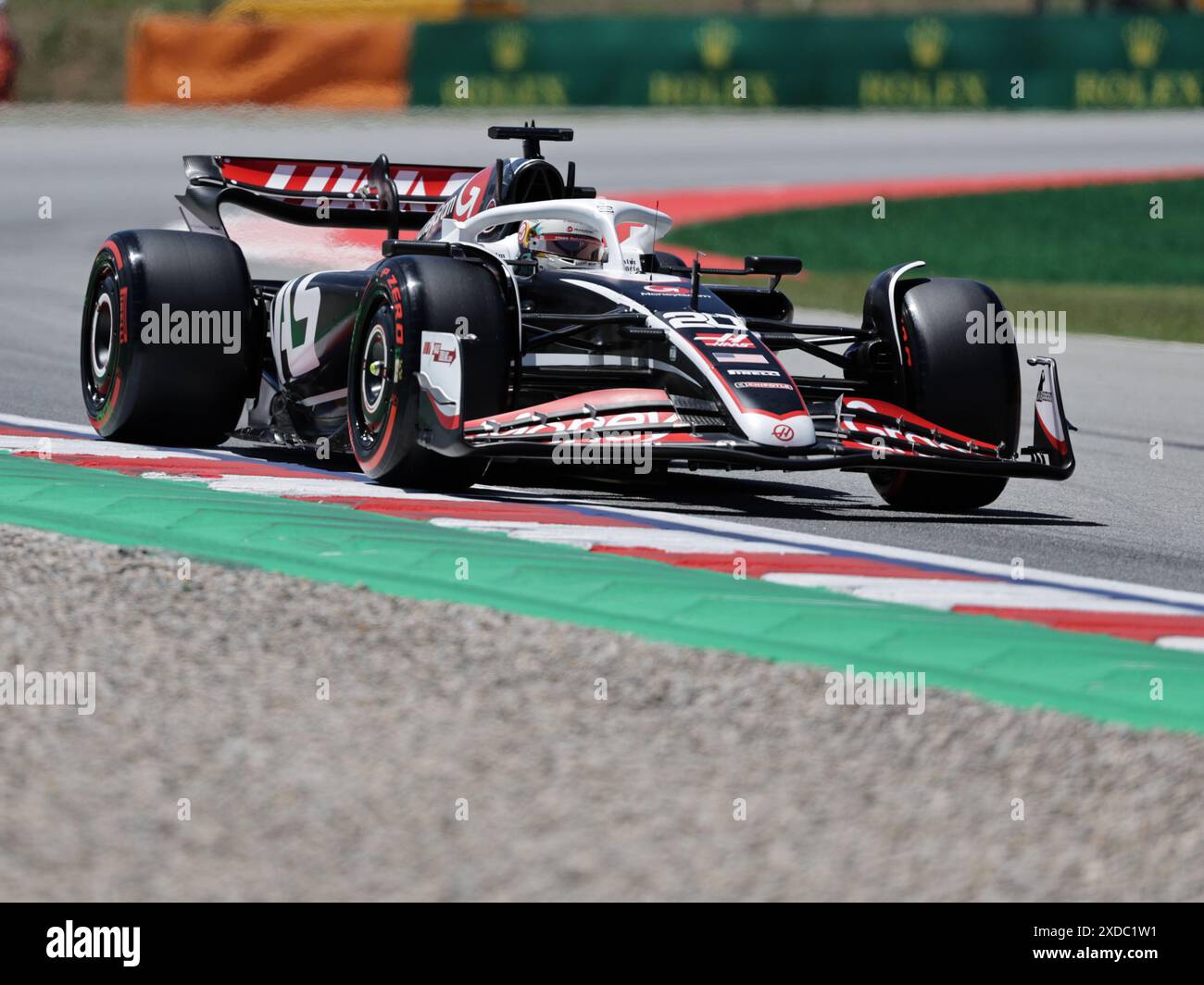 Kevin Magnussen during free practice of Catalunya Grand Prix F1 at ...