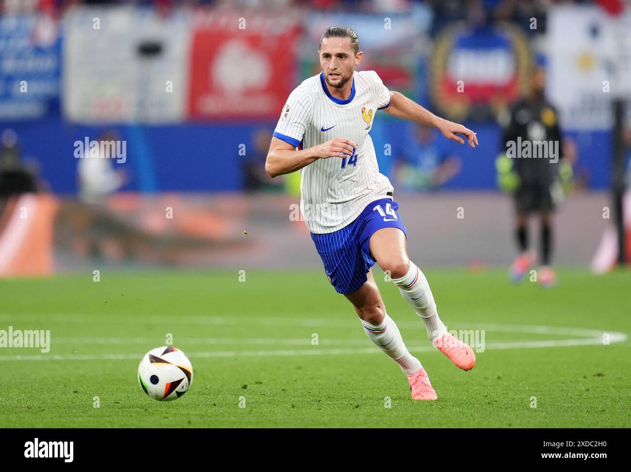 France's Adrien Rabiot in action during the UEFA Euro 2024 Group D ...