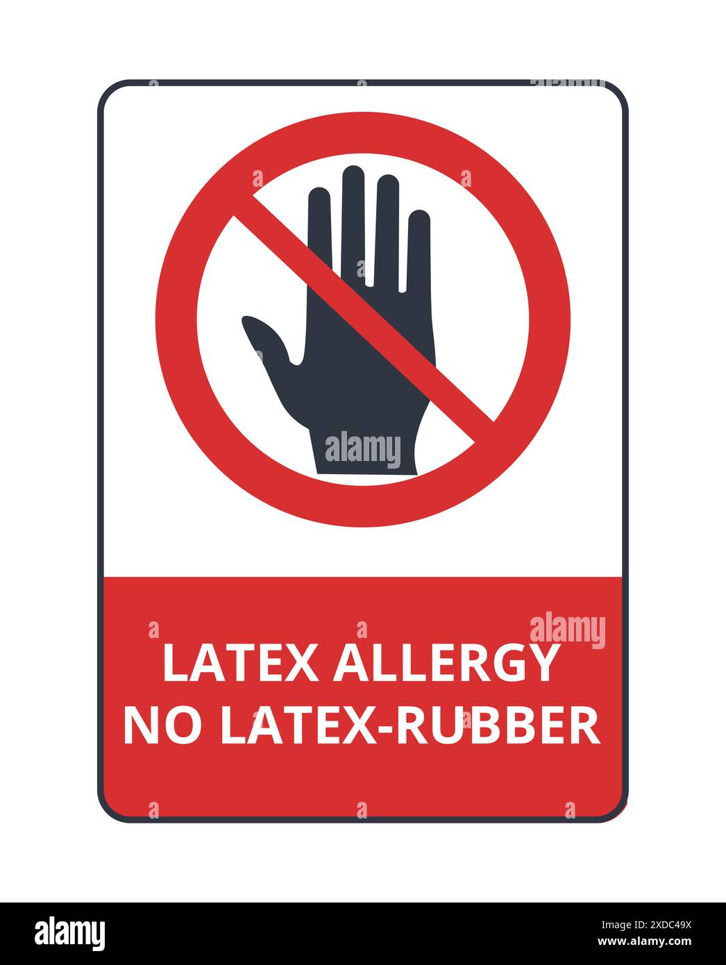 No latex rubber symbol Stock Vector Image & Art - Alamy