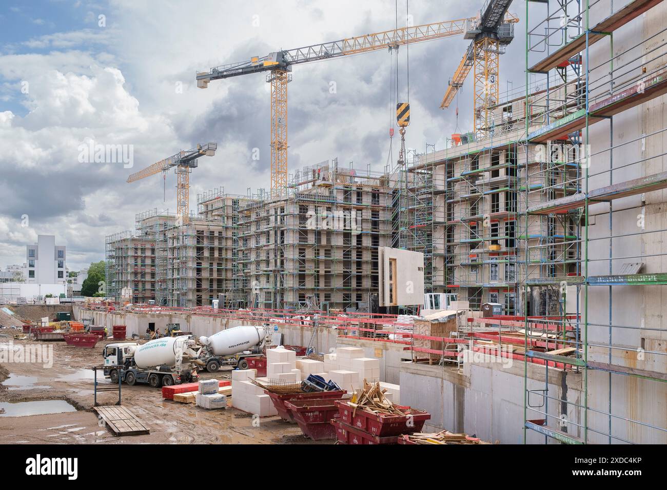Baustelle auf dem ehemaligen GelŠnde der Deutschen Welle. Hier entsteht das Wohnquartier ãDie ...