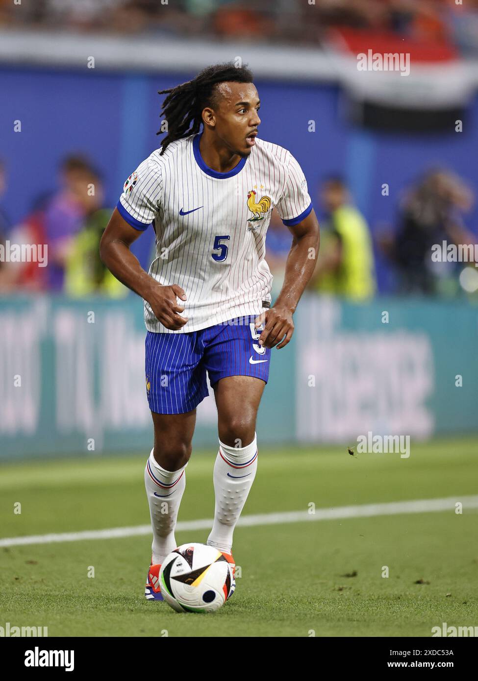 LEIPZIG - Jules Kounde of France during the UEFA EURO 2024 group D ...