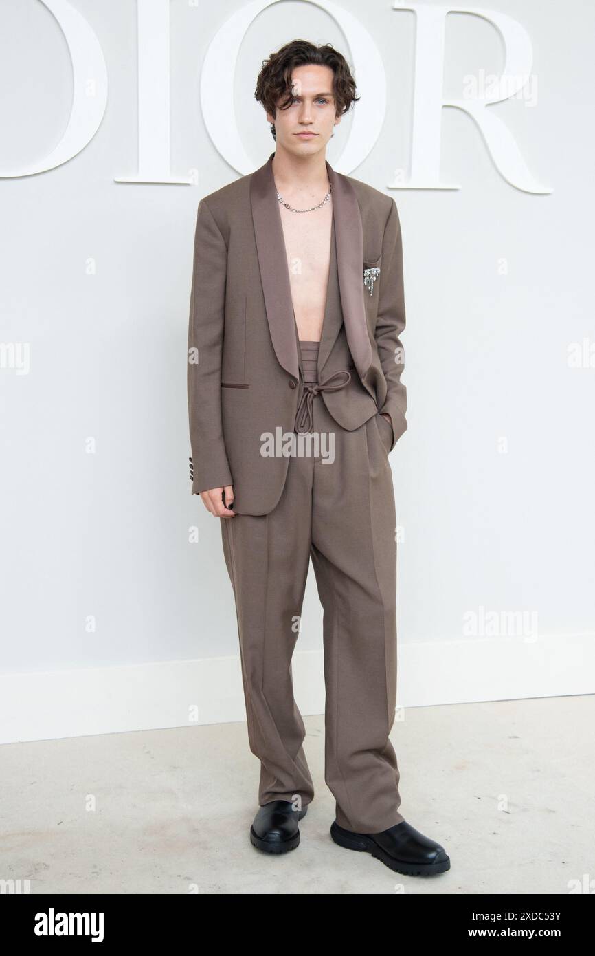 Paris, France. 21st June, 2024. Huddy attending the Dior Homme Menswear ...