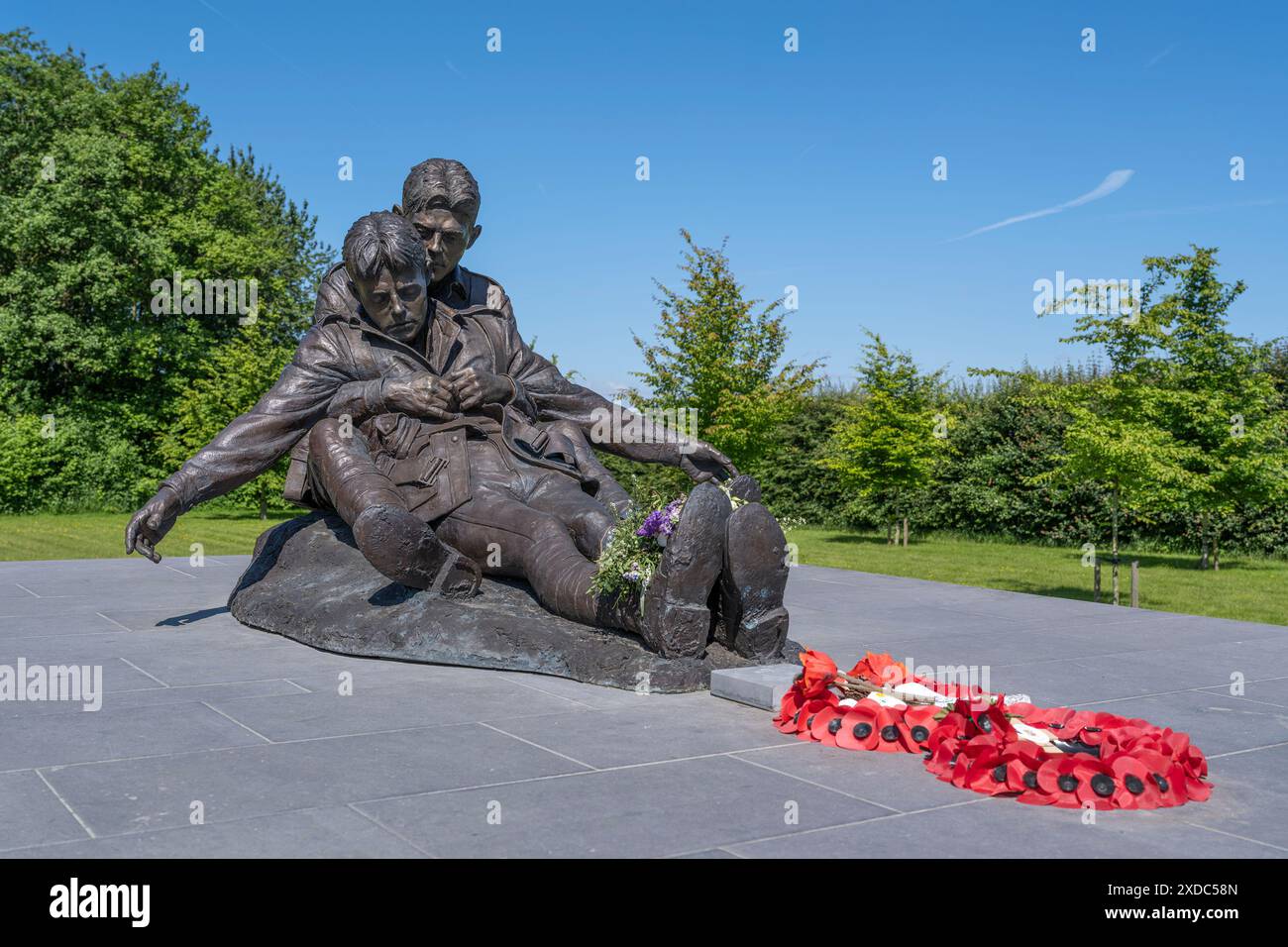 Flanders fields memorial garden hi-res stock photography and images - Alamy
