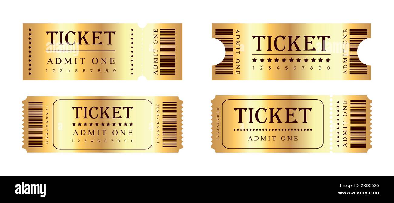 Golden ticket hi-res stock photography and images - Alamy