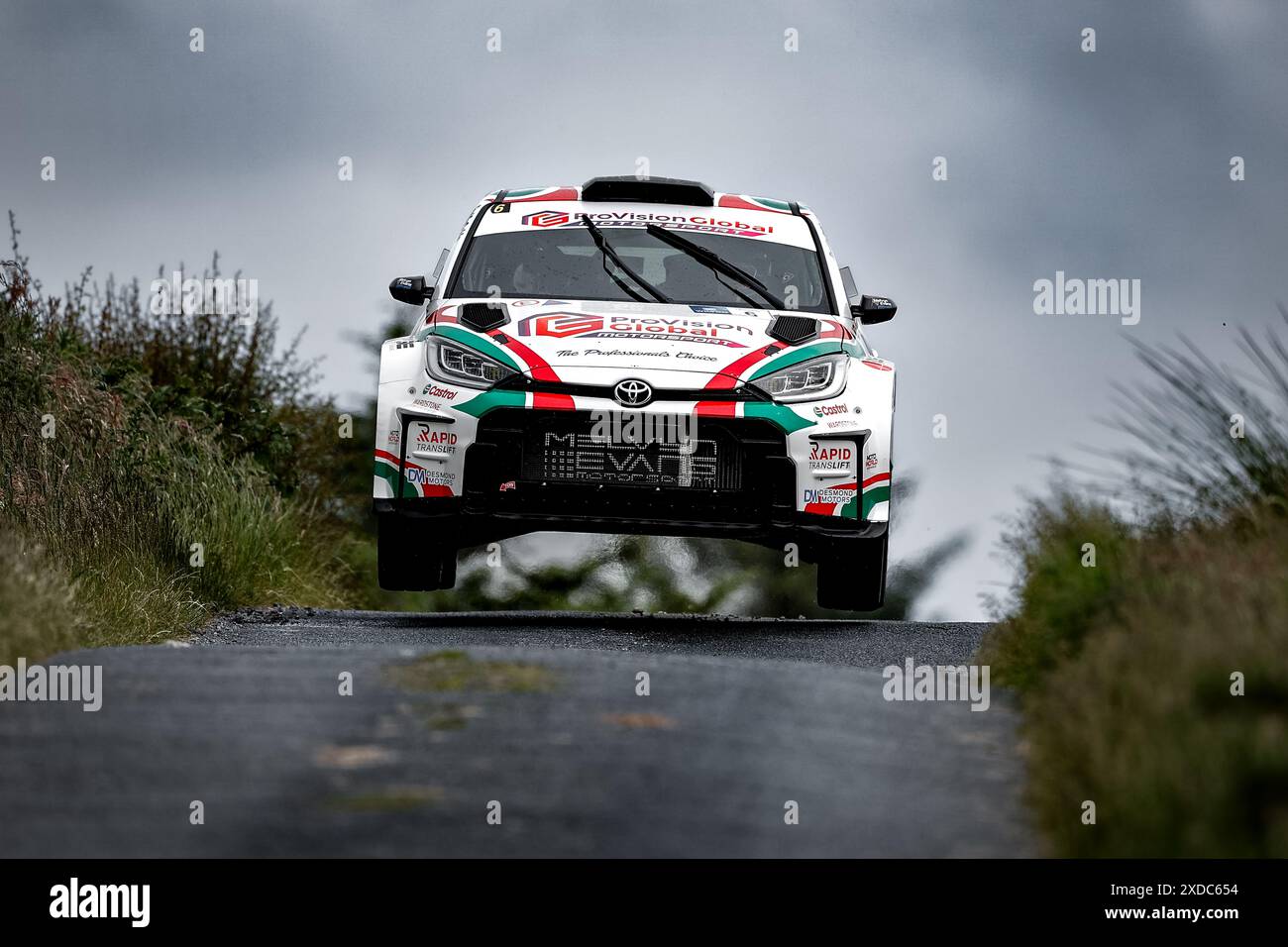 Meirion Evans and Ger Conway (Toyota GR Yaris Rally2 Stock Photo - Alamy