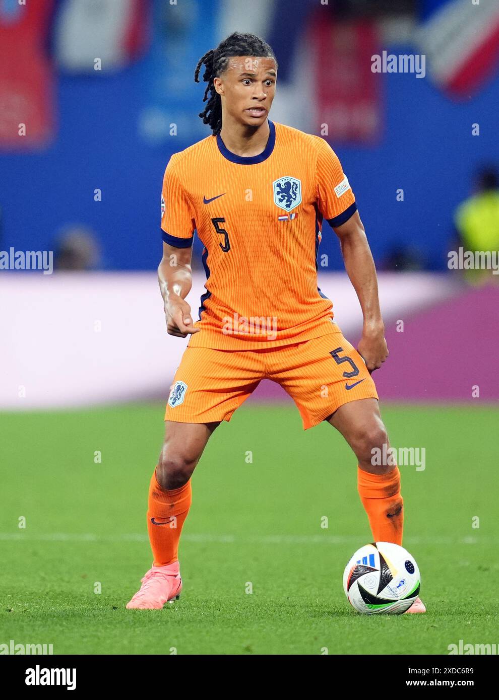 Netherlands's Nathan Ake in action during the UEFA Euro 2024 Group D ...