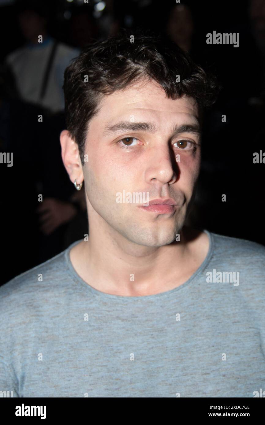 Xavier Dolan attending the Dior Homme Menswear Spring/Summer 2025 show ...