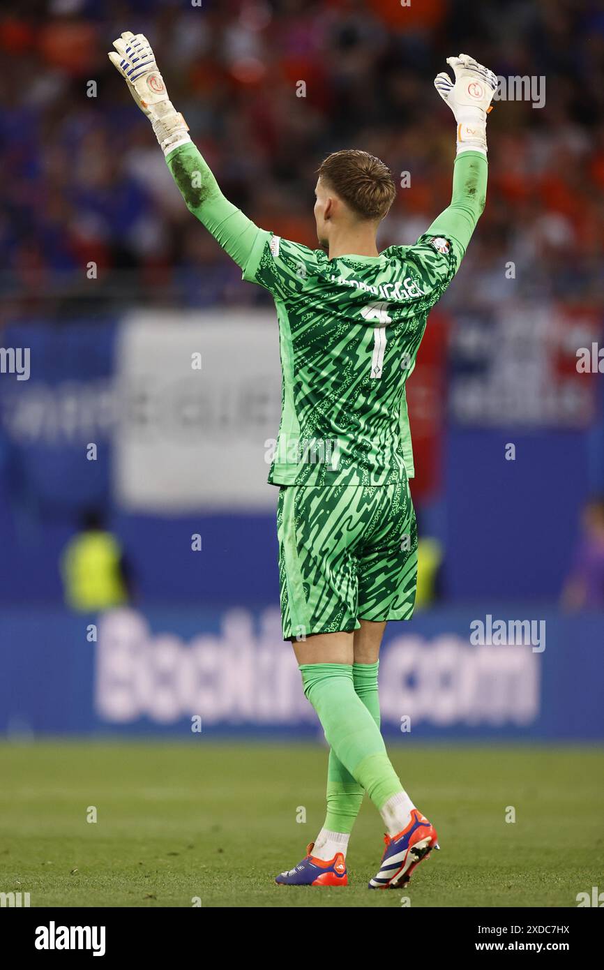 LEIPZIG - Holland goalkeeper Bart Verbruggen during the UEFA EURO 2024 ...