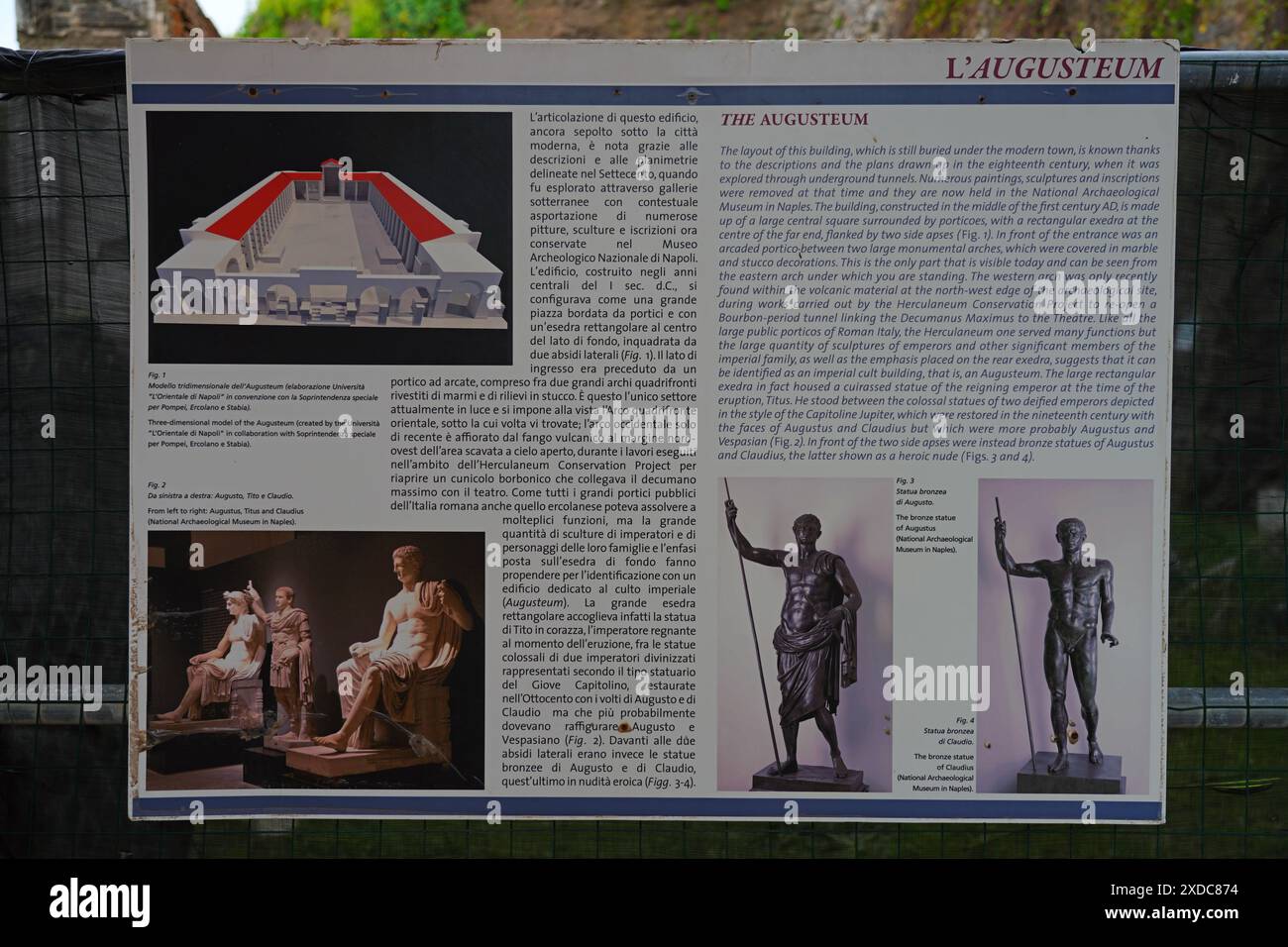 HERCULANEUM, ITALY -10 MAR 2024 – View of Herculaneum (Ercolano), the ...