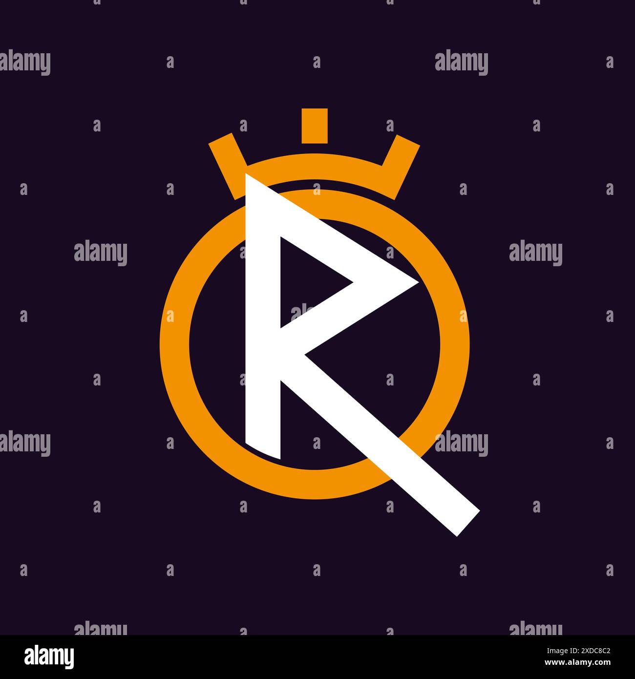 Hand drawn full editable norse symbol of vegvisir also known as viking ...