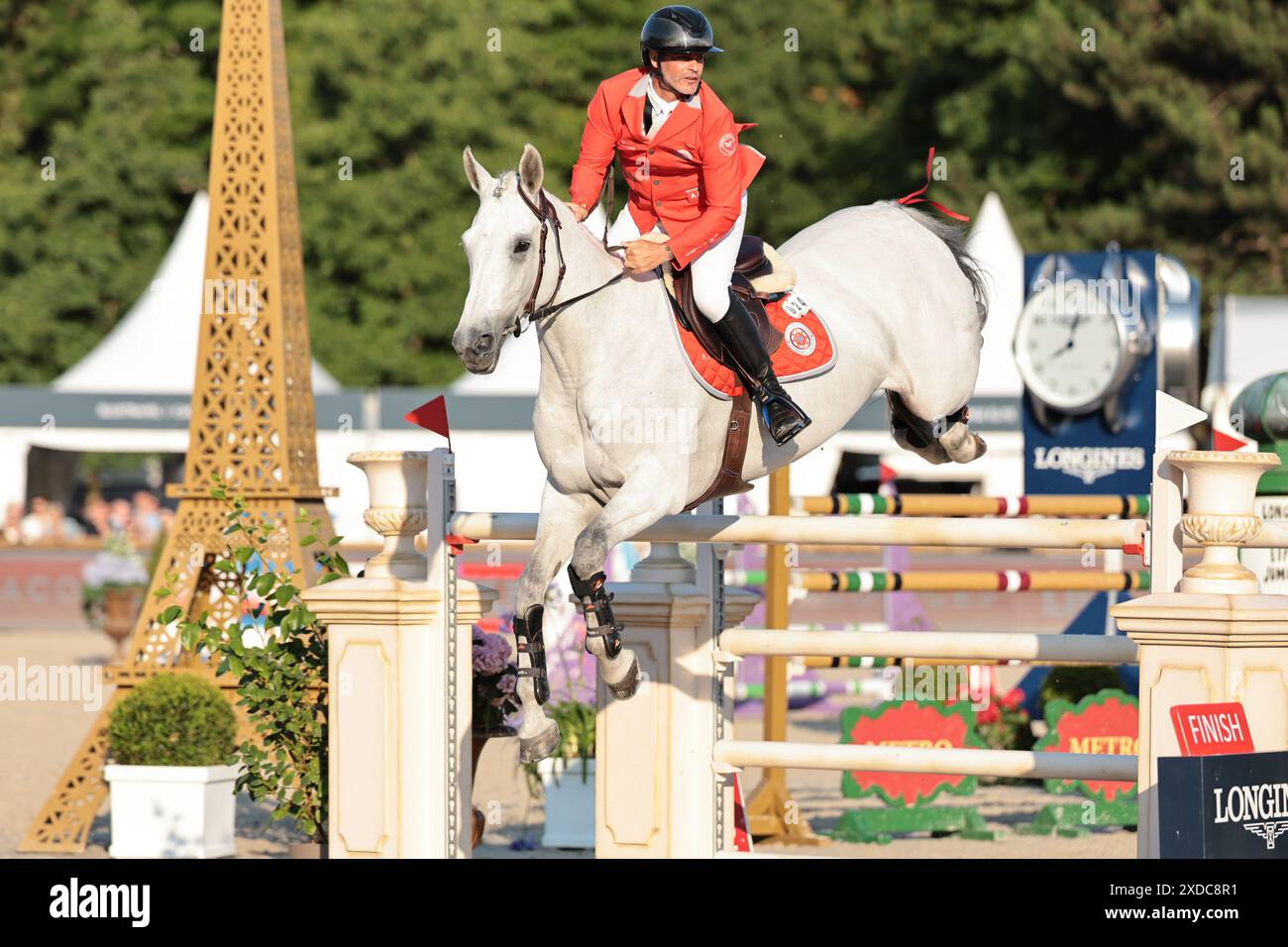 Gregory Cottard of France with Cocaine du Val during the Second GCL ...