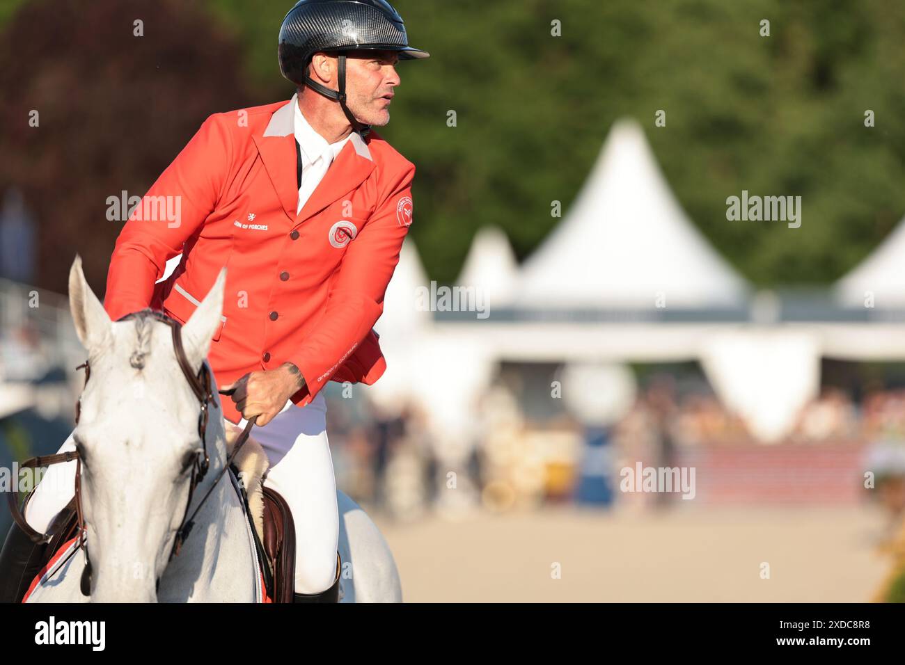 Gregory Cottard of France with Cocaine du Val during the Second GCL ...