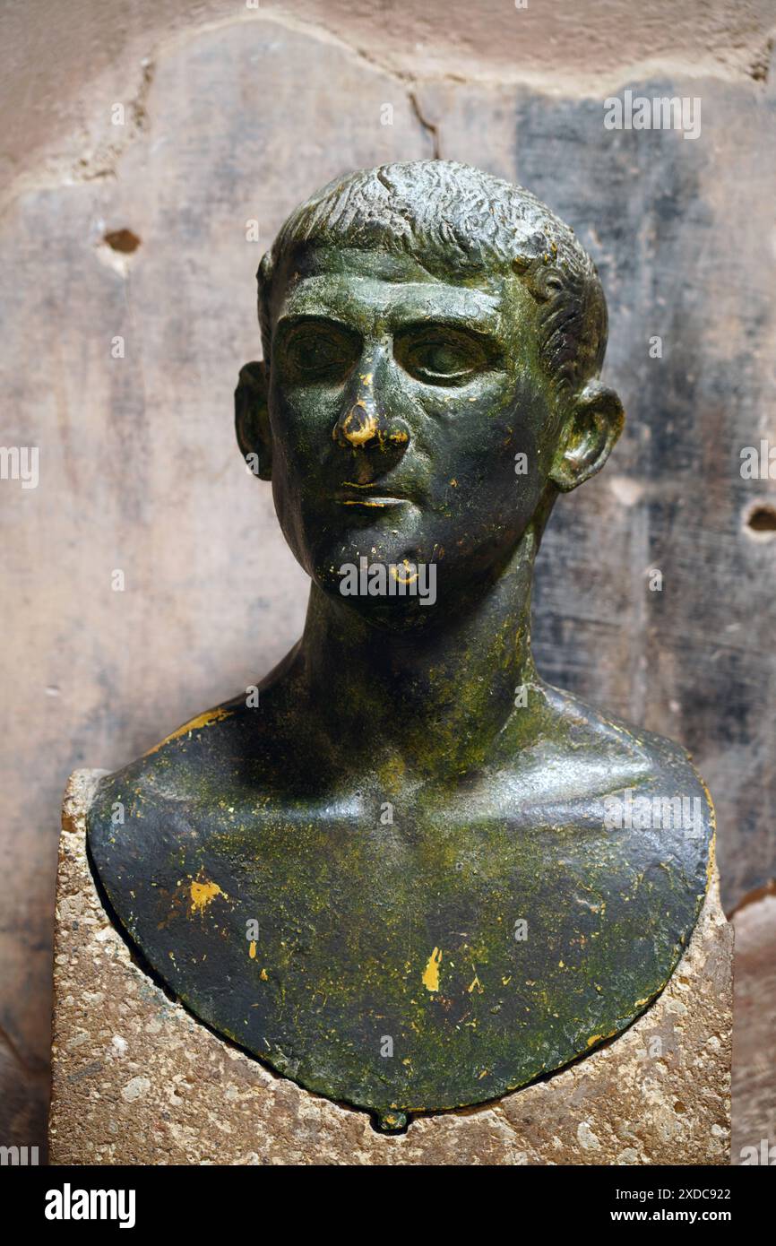 HERCULANEUM, ITALY -10 MAR 2024 – View of Herculaneum (Ercolano), the ...