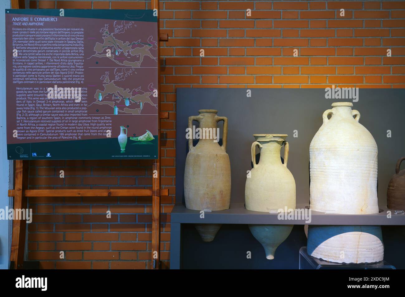 HERCULANEUM, ITALY -10 MAR 2024 – View of Herculaneum (Ercolano), the ...